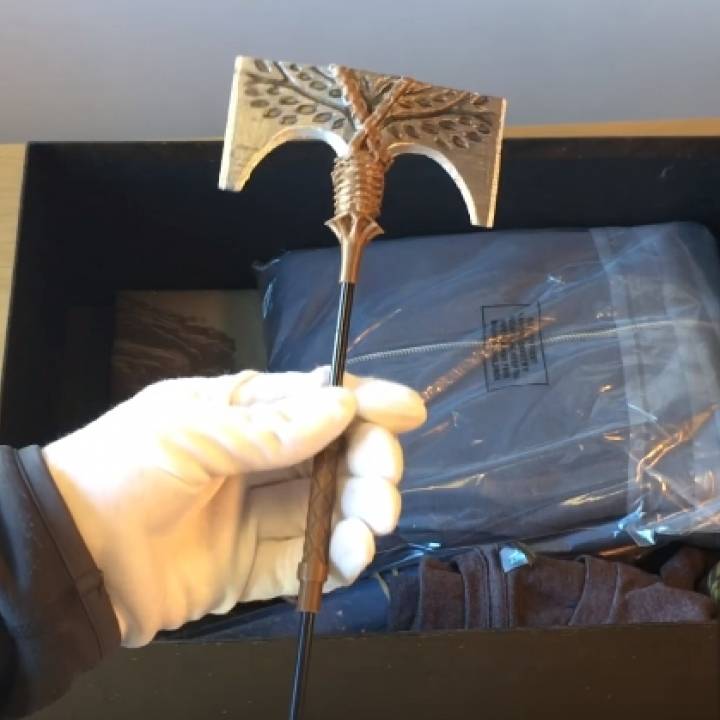3D Printable Rise Of Iron Axe - Destiny miniature by Kirby Downey