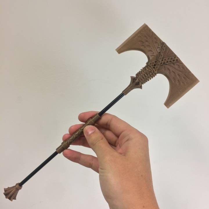 3D Printable Rise Of Iron Axe - Destiny miniature by Kirby Downey
