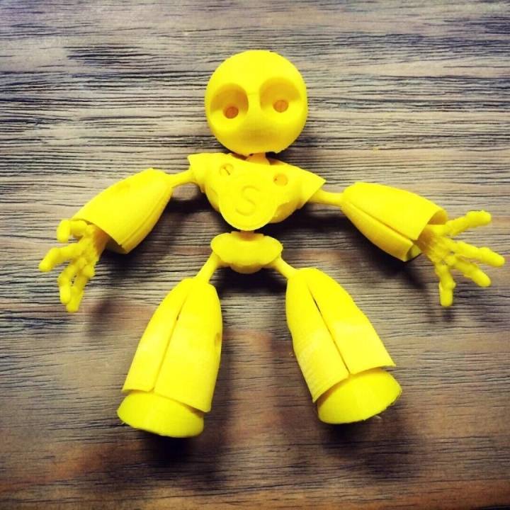 3D Printable small robot by Wu