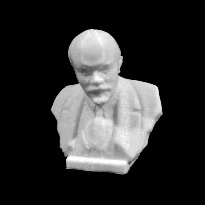 3D Printable Bust of Lenin in St Petersburg, Russia by Scan The World