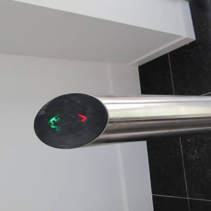 3D Printable Badge reader cover by Tim Havermaet