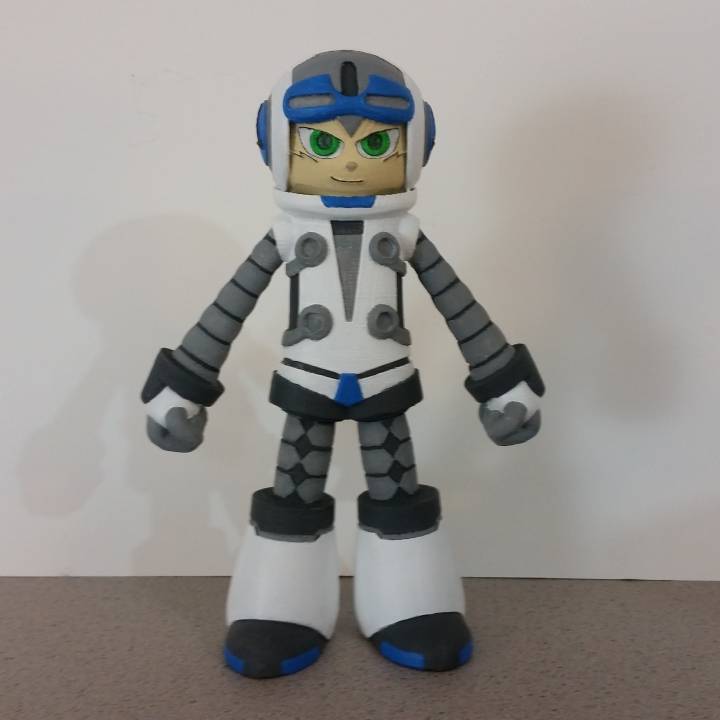 3D Printable Beck From Mighty No 9 by Garrett Kearney