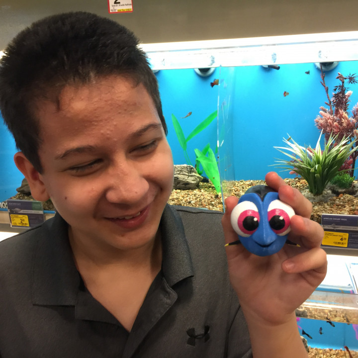 3D Print of Baby Dory - Pixar Finding Dory by StarLabs3D
