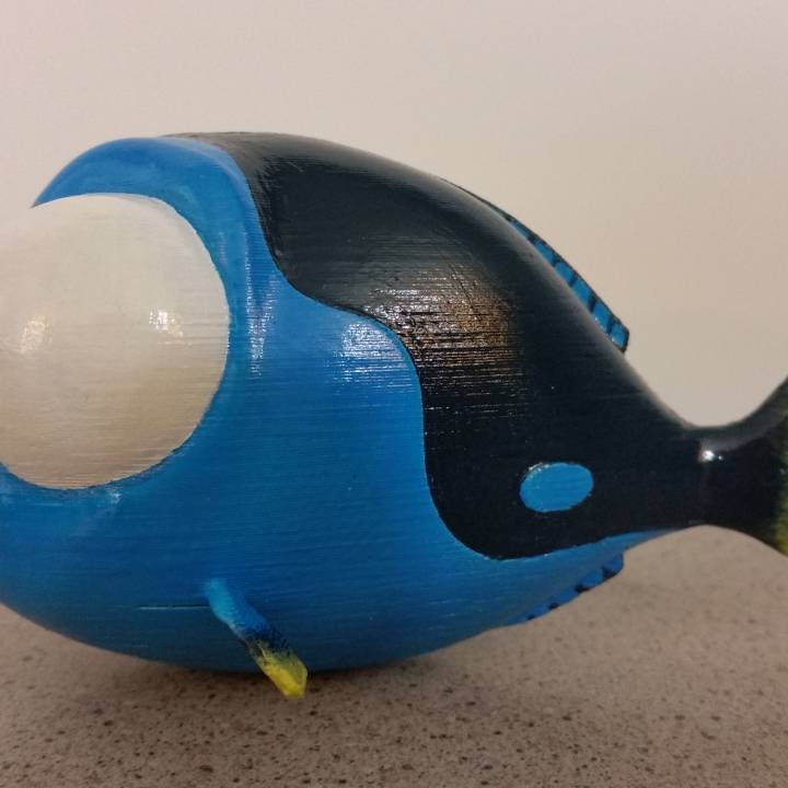 3D Printable Baby Dory - Pixar Finding Dory by Garrett Kearney