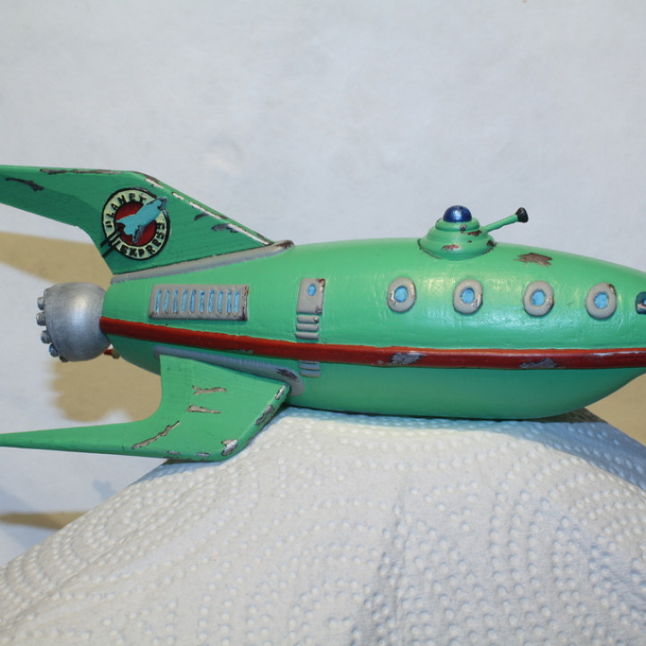 3D Print of Planet Express Ship [Futurama] by rebeltaz