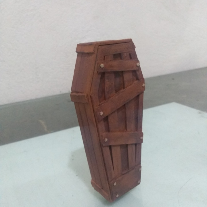 3D Print of Halloween Coffin pot decoration by igorantonio