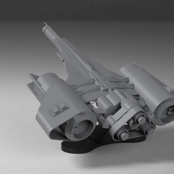 3D Printable Destiny Arcadia Class Jump Ship V1 by James Caamano