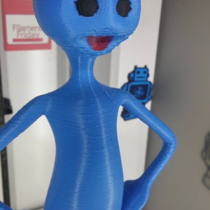 3D Printable Mr. Meeseeks (v1) and Box (final) by Carmelo Nazario