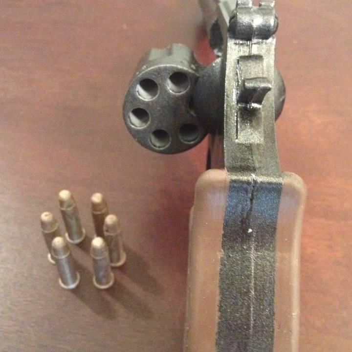 3D Printable LFP586 Revolver by Jacob N