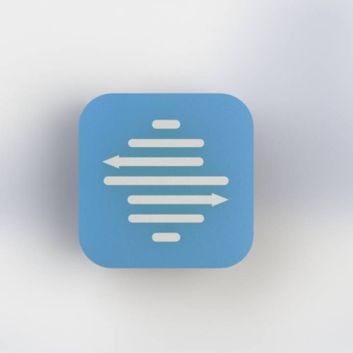 3D Printable CAD.ai Logo - Inner Icon by John Ward
