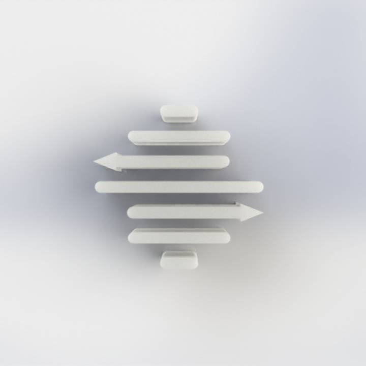 3D Printable CAD.ai Logo - Inner Icon by John Ward