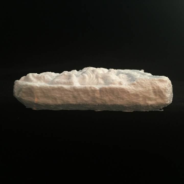 3D Printable Bas-relief of Gods Bel, Ba'alsamin, Yarhibol and 'Aglibol ...