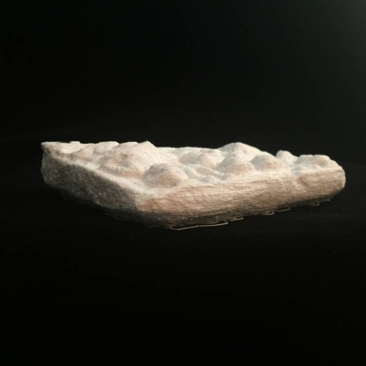 3D Printable Bas-relief of Gods Bel, Ba'alsamin, Yarhibol and 'Aglibol ...