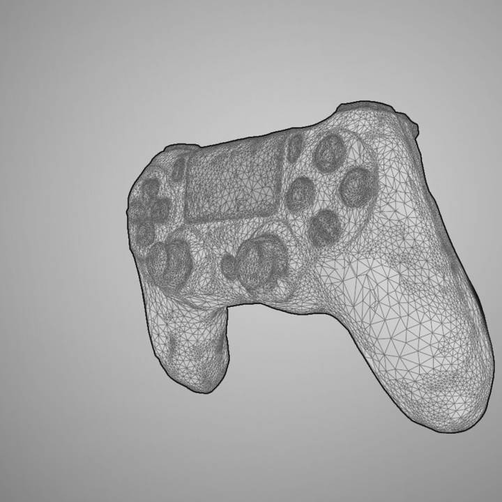 3D Printable PS4 Controller scan (V2) Autodesk Remake by Martin Moore