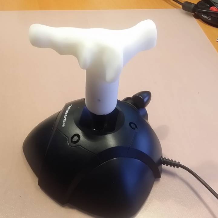 3D Printable Remake adapted joystick handle by Pôle-Ergo