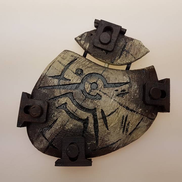 3D Printable Dishonored 2 Bone Rune by Kirby Downey
