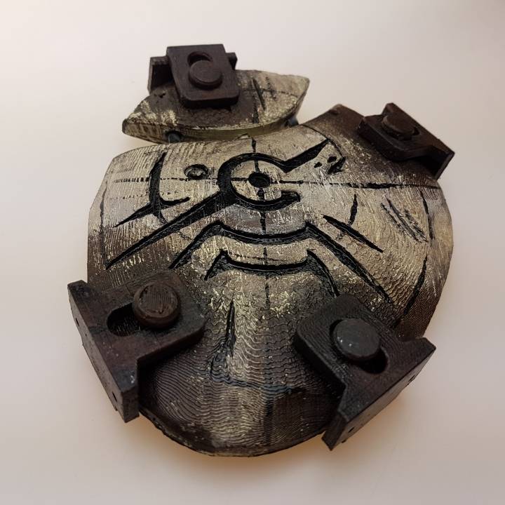 3D Printable Dishonored 2 Bone Rune by Kirby Downey
