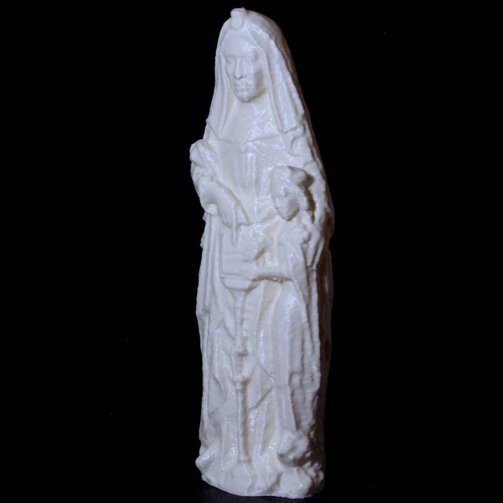 3D Printable St. Anne and the Virgin Girl by Scan The World