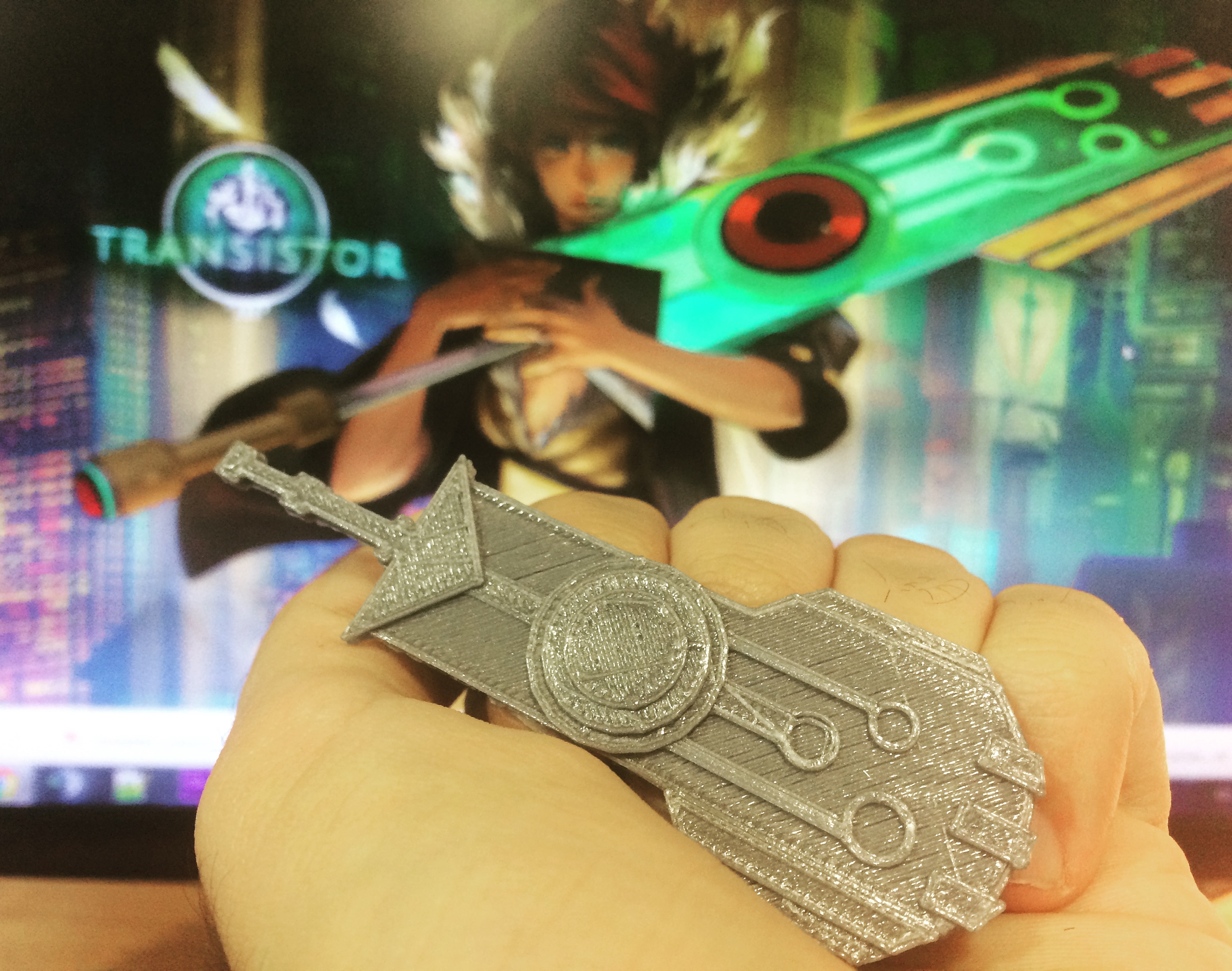3D Printable Red's Sword - Transistor by Daniel GM
