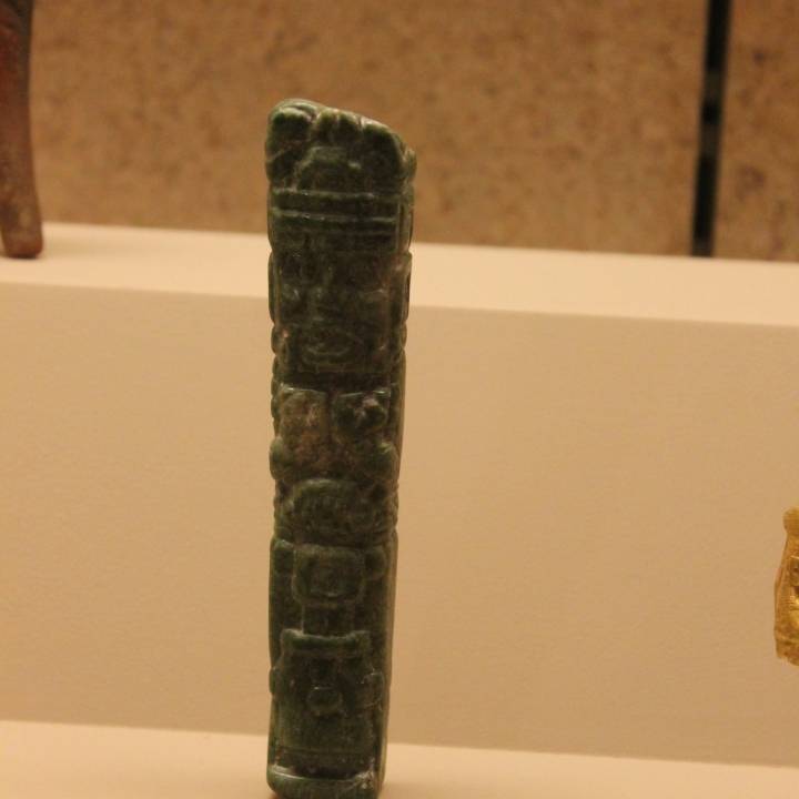 3D Printable Jade Bar Pectoral and Jade Figurine of a Seated Ruler by ...