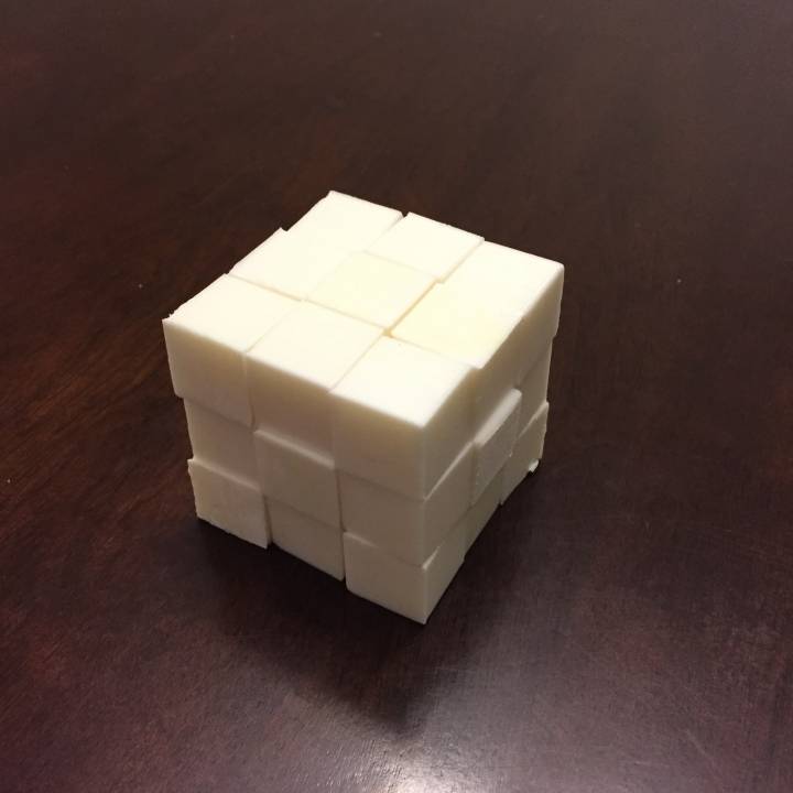 3D Printable Blank Rubik's Cube by Andrew Reynolds