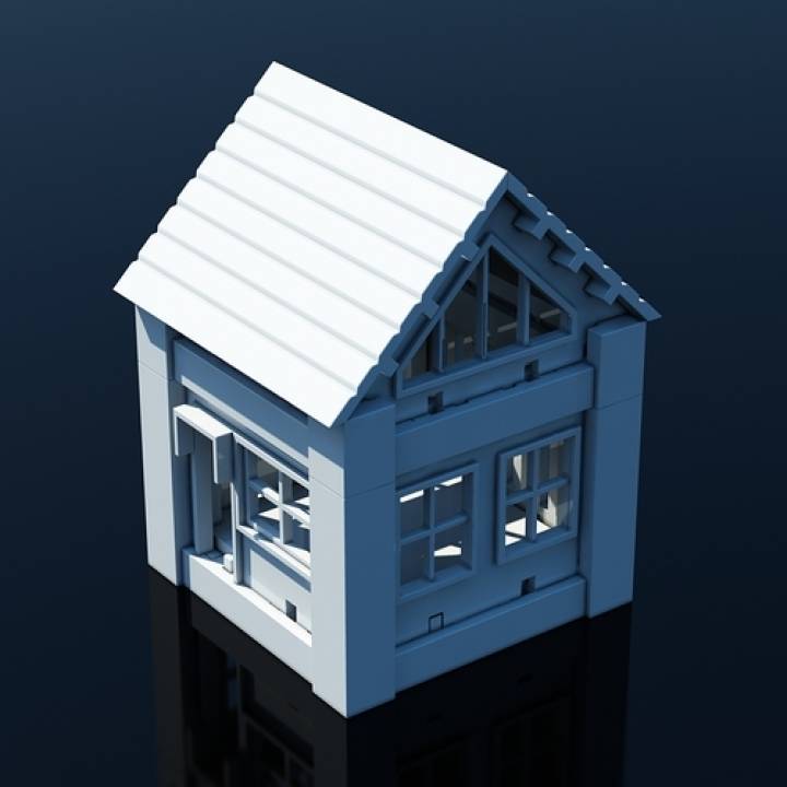 3D Printable Printable Architecture Kit (Series 1) by Cliscent Teinye ...