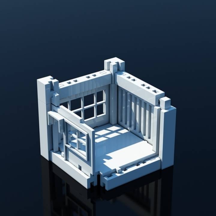 3D Printable Printable Architecture Kit (Series 1) by Cliscent Teinye ...