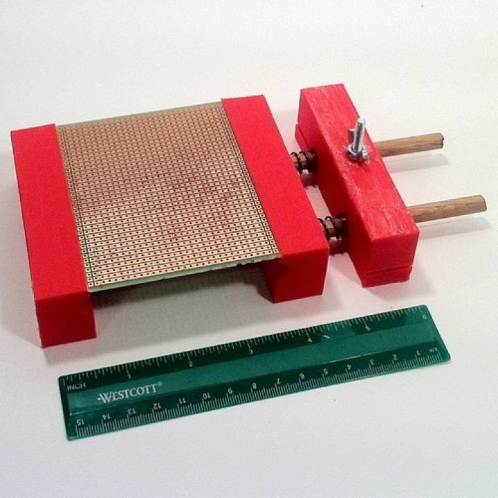 3D Printable Easy PCB Vice by Michael Graham