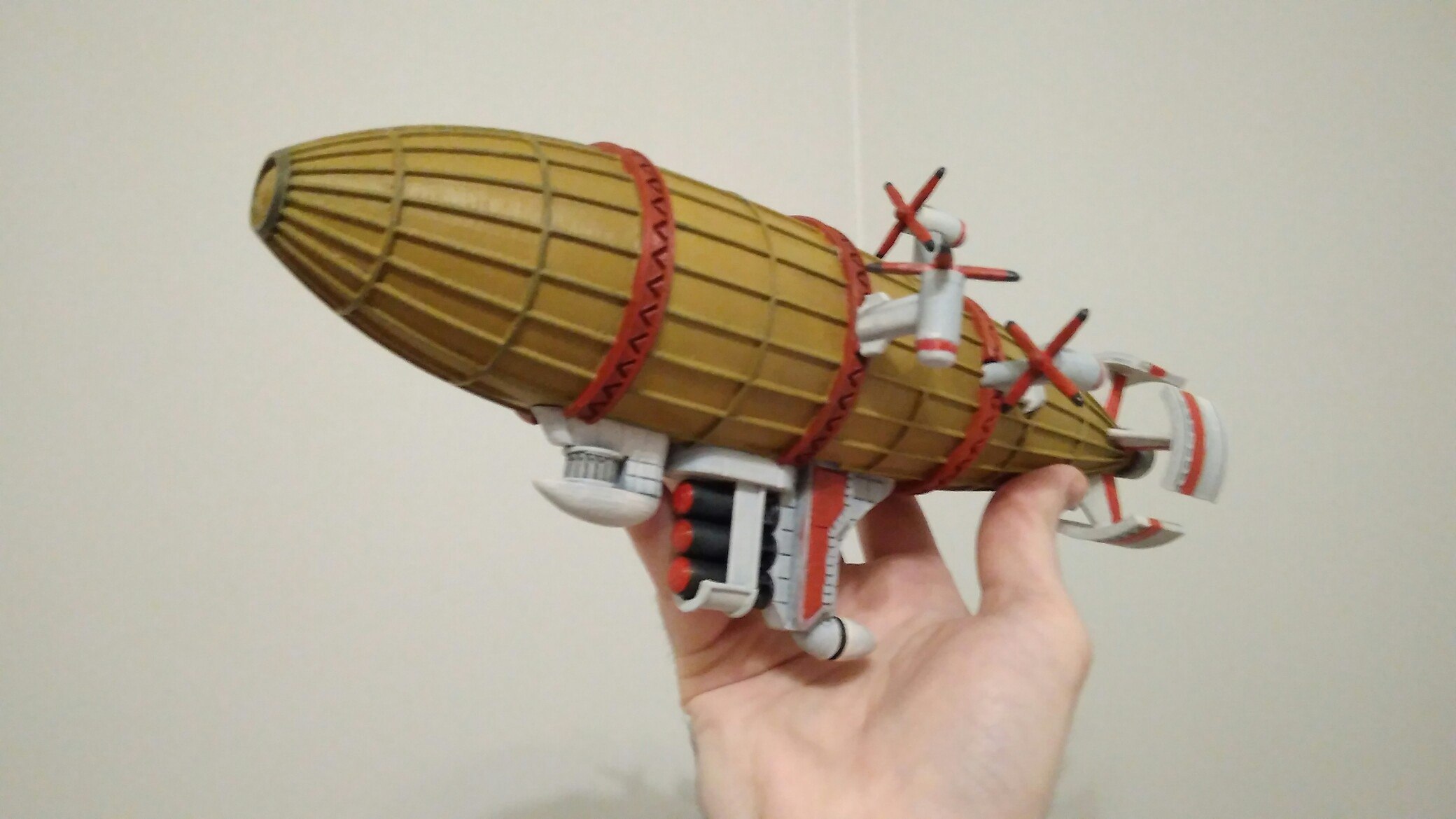 3D Printable Kirov airship from Red Alert by Demeter Balázs