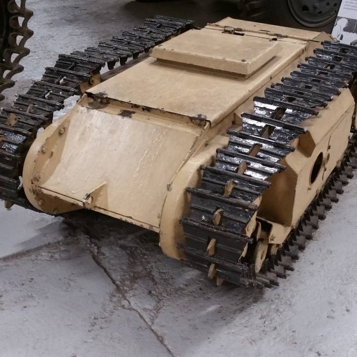 3D Printable Goliath Sd.kfz 302 Tracked Mine Tank by Daniel Lilygreen
