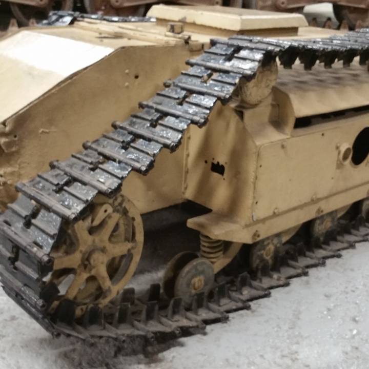 3D Printable Goliath Sd.kfz 302 Tracked Mine Tank by Daniel Lilygreen