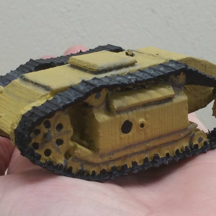 3D Printable Goliath Sd.kfz 302 Tracked Mine Tank by Daniel Lilygreen