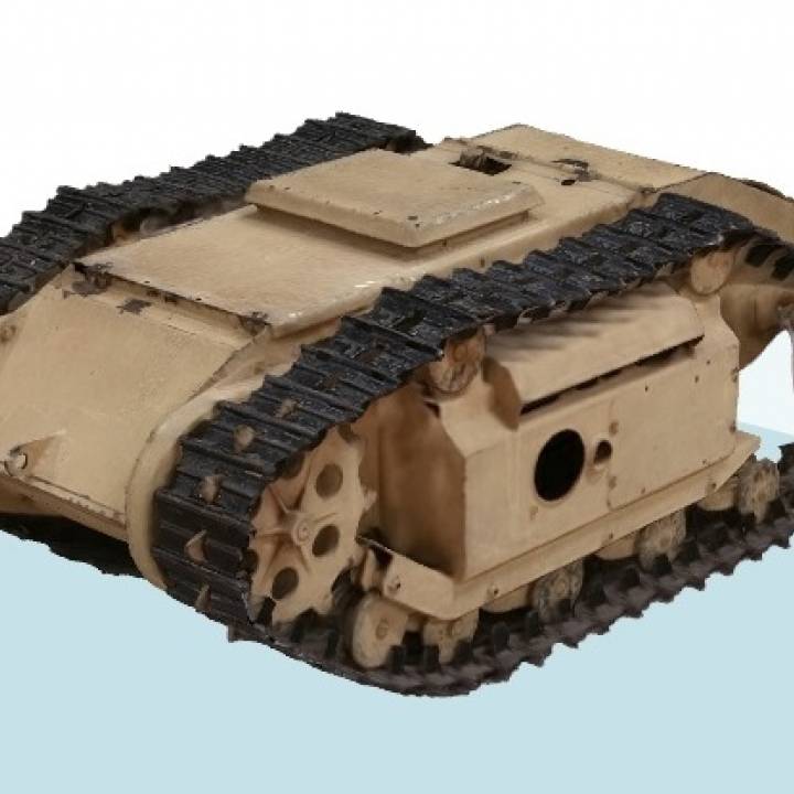 3D Printable Goliath Sd.kfz 302 Tracked Mine Tank by Daniel Lilygreen