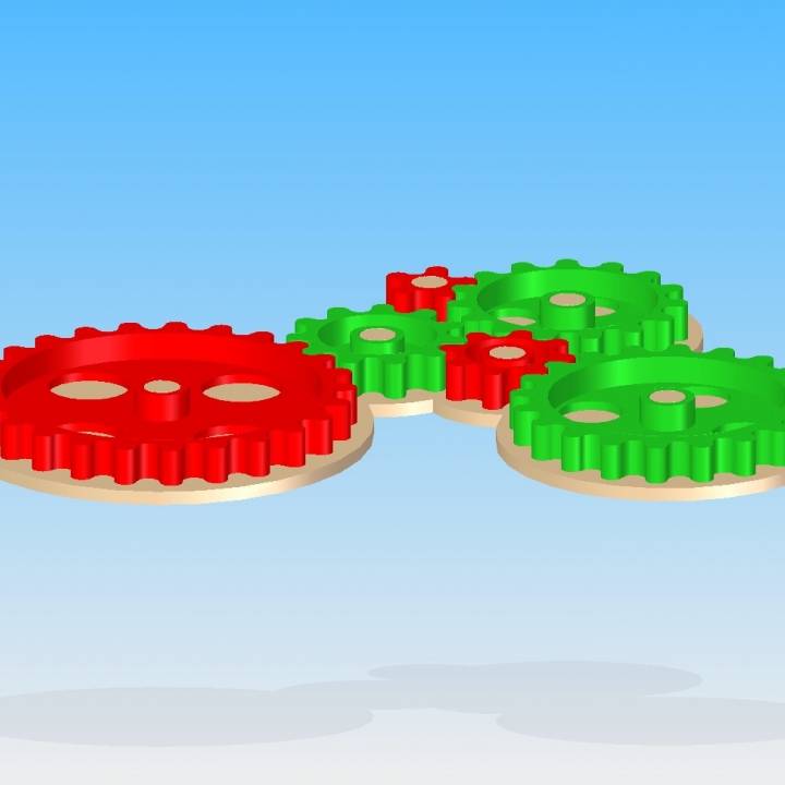 3D Printable Education Gears by Reg Taylor