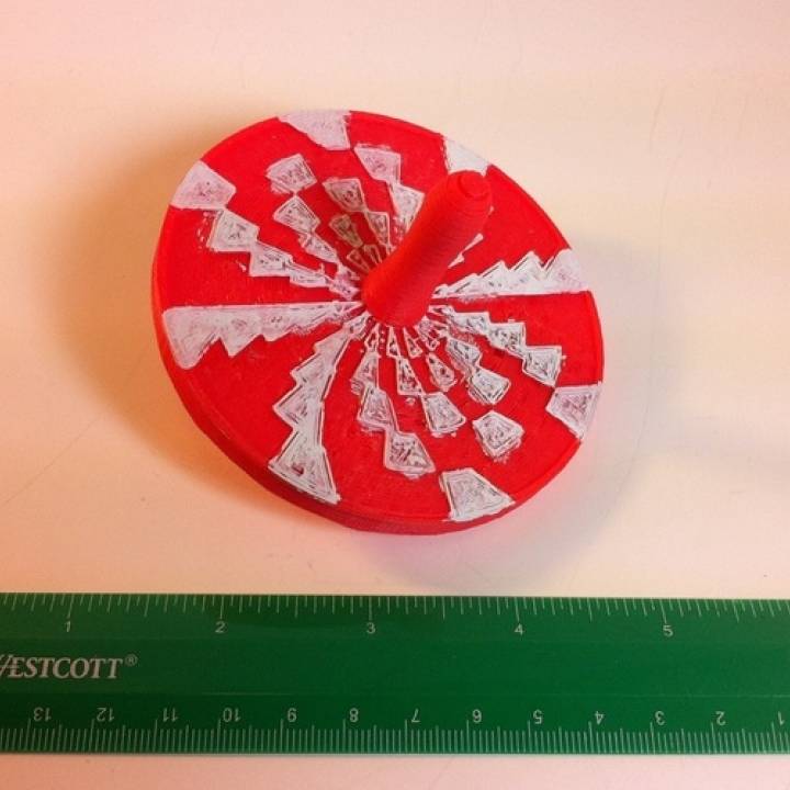 3D Printable Light Flicker Detecting Top by Michael Graham