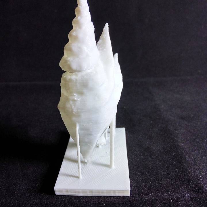 3D Printable Marble 'Spider-Conch' Shells 1 by Scan The World