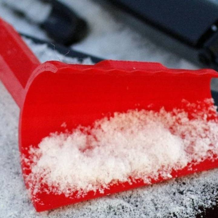 3D Printable Snow Plow Ice Scraper by Richard Swika