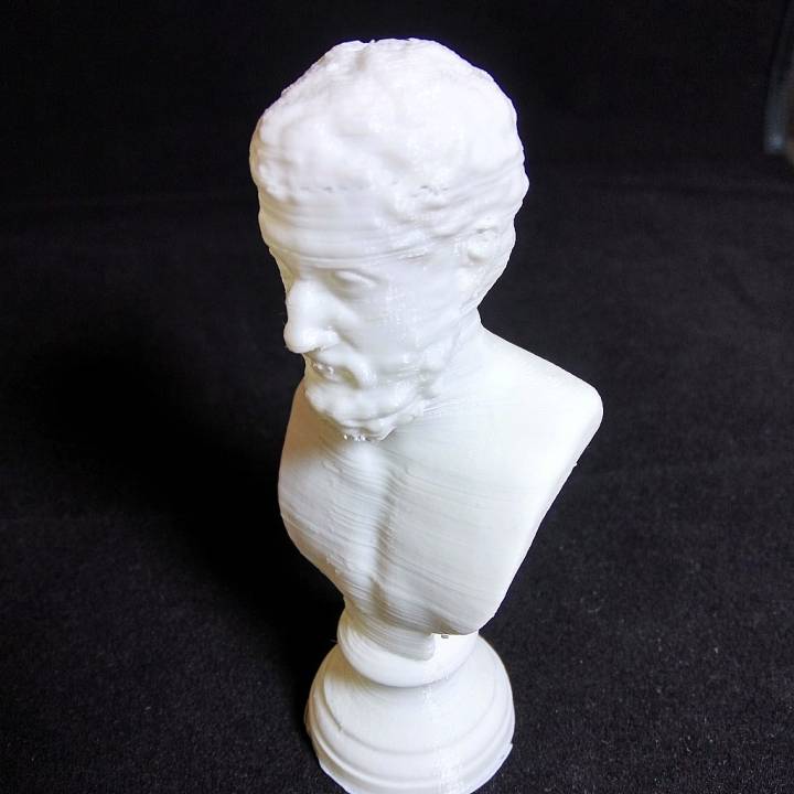 3D Printable Epicurus by Scan The World