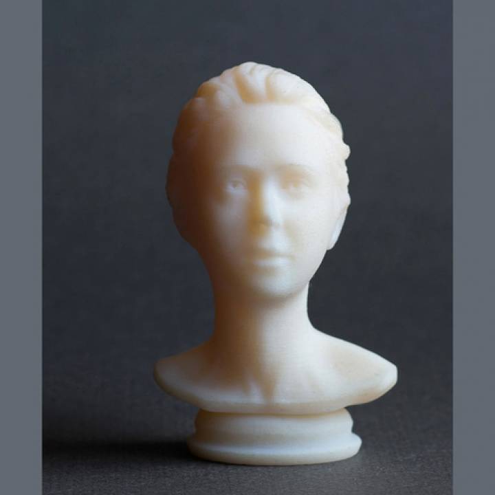 3D Printable Female Bust by Milos
