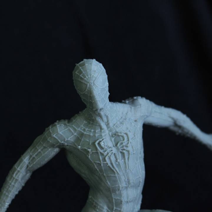 3D Printable Spiderman by Milos