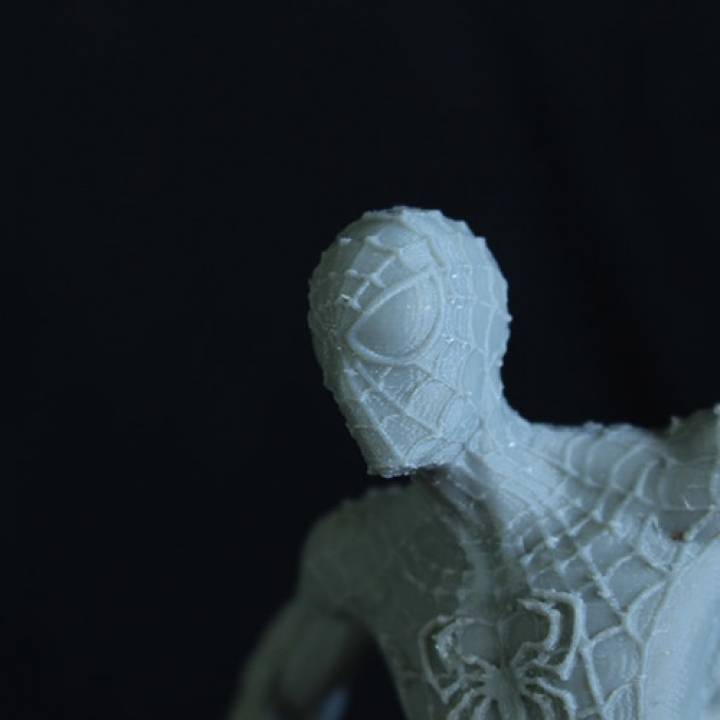 3D Printable Spiderman by Milos