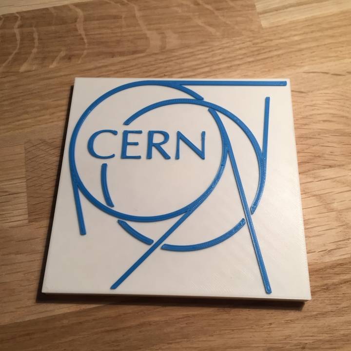 3D Printable CERN Logo by Vaclav Lhota