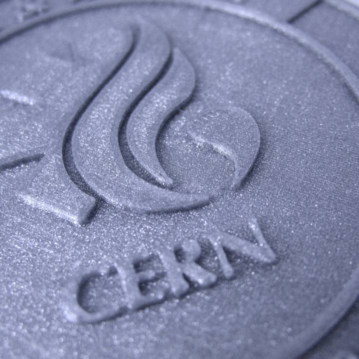3D Printable CERN Fire Brigade Badge by Vaclav Lhota