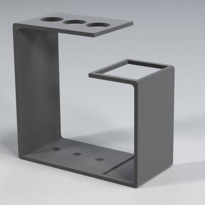 3D Printable Modern Toothbrush Holder by Denislav Marinov