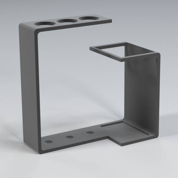 3D Printable Modern Toothbrush Holder by Denislav Marinov