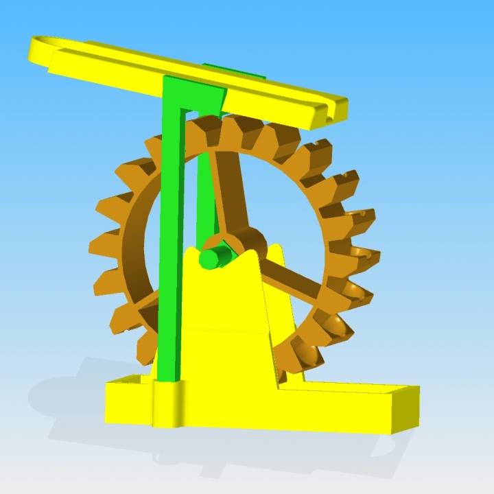 3D Printable Education working Overshot water wheel by Reg Taylor