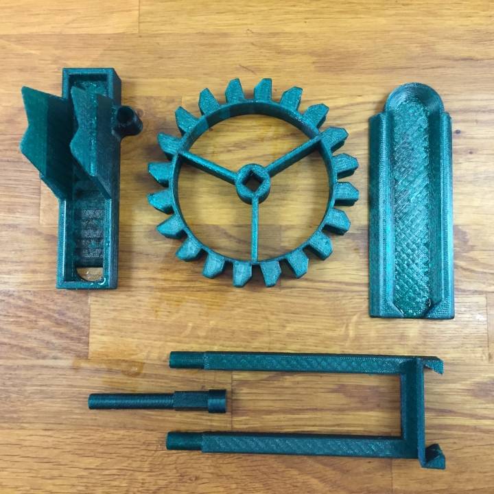 3D Printable Education working Overshot water wheel by Reg Taylor