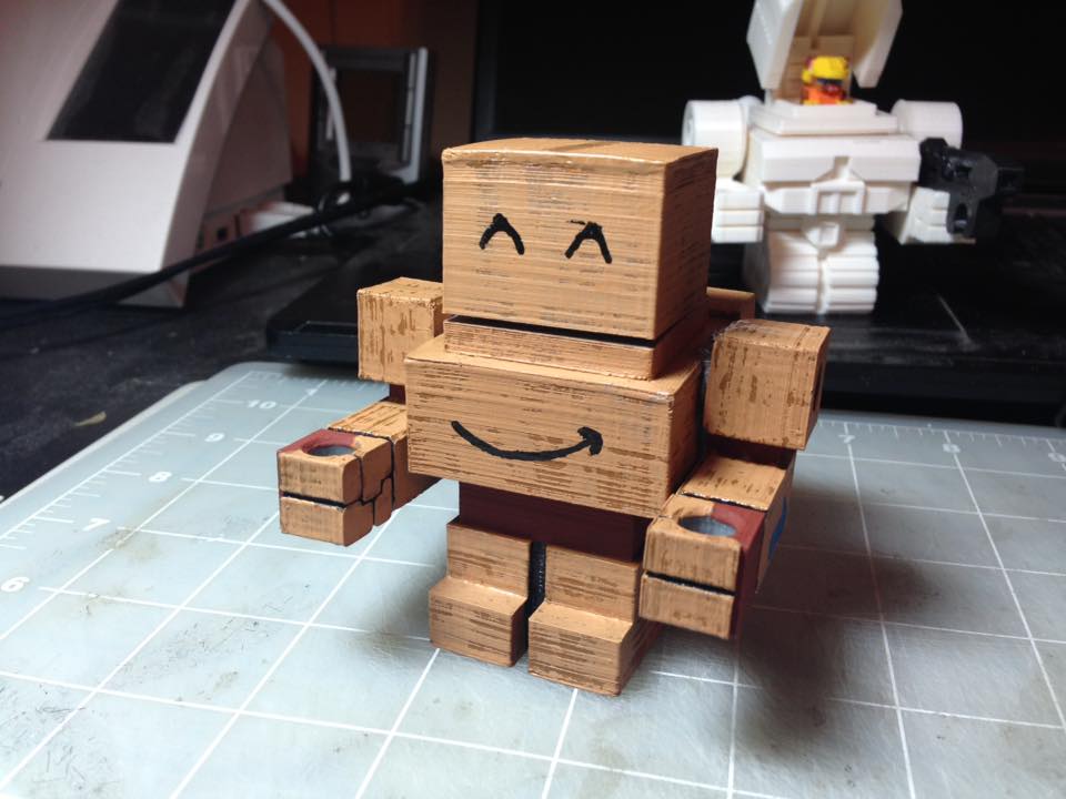3D Printable Mech City: Prototype Mech Bloxy by WuLongToys