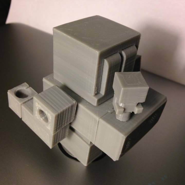 3D Printable Mech City: Prototype Mech Bloxy by WuLongToys