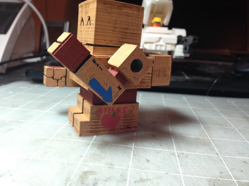 3D Printable Mech City: Prototype Mech Bloxy by WuLongToys